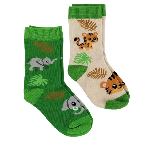 Sock Harbor Safari 2-pack kids' socks - Village Sock Shop