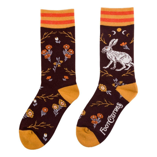 Foot Clothes/The Hare Crew Socks - Village Sock Shop